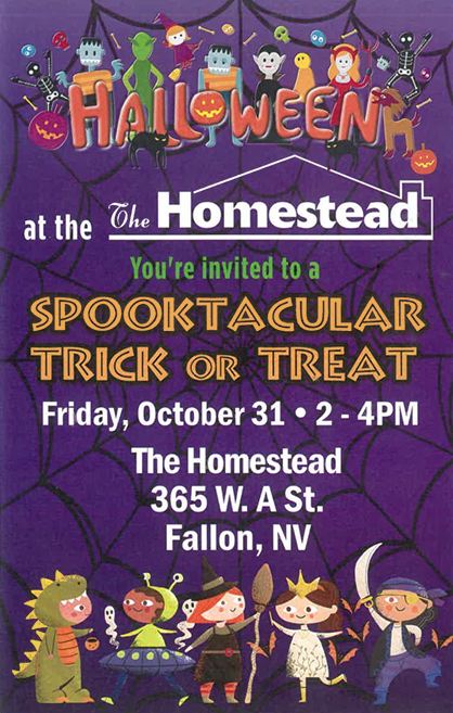 Spooktacular Trick or Treat - Fallon Chamber of Commerce